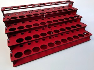 MDF Paint Rack Organizer for Hobby Paints, Many Paint Options, Red | eBay
