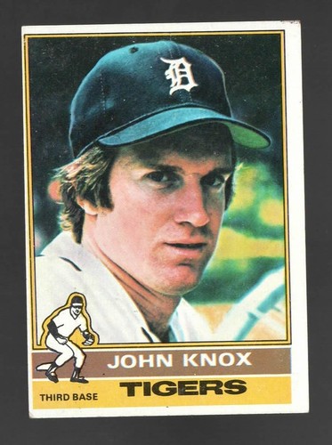1976 Topps John Knox Detroit Tigers #218 Very Good | eBay