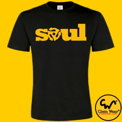 SOUL tee t shirt T-shirt northern DJ decks music vinyl Motown record ...