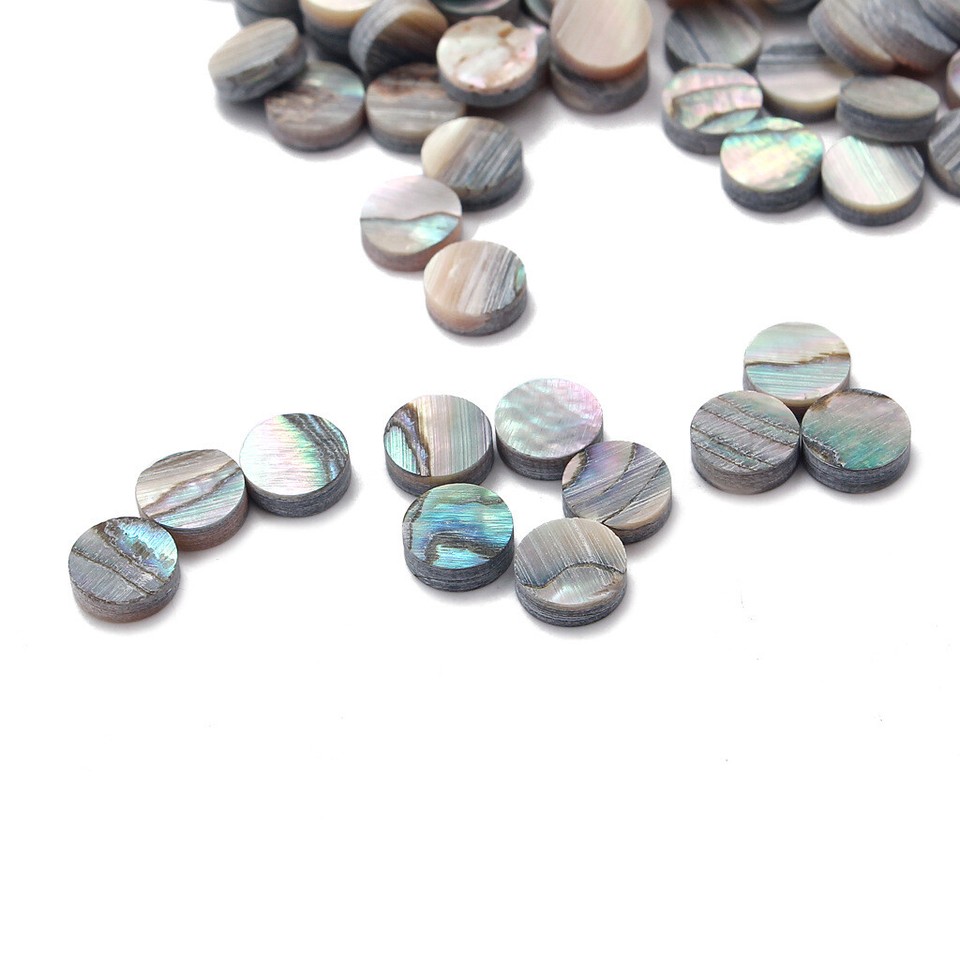 50x PAUA Abalone Shell Inlay Guitar Ukulele Fingerboard Luthier 13/64 ...