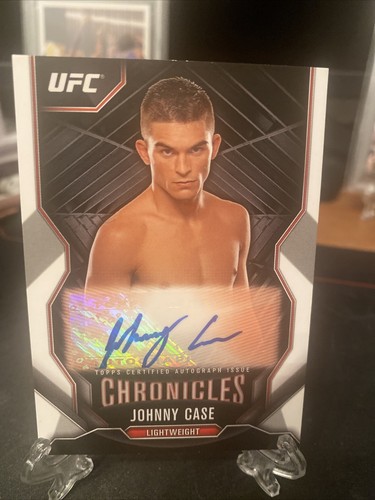 2015 Topps UFC Chronicles Johnny Case Auto Rookie Autograph | eBay