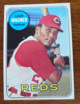 1969 TOPPS BASEBALL #187 LEON WAGNER CINCINNATI REDS EX/MT 0-1114 | eBay