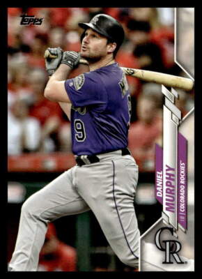 2020 Topps #116 Daniel Murphy Colorado Rockies | eBay