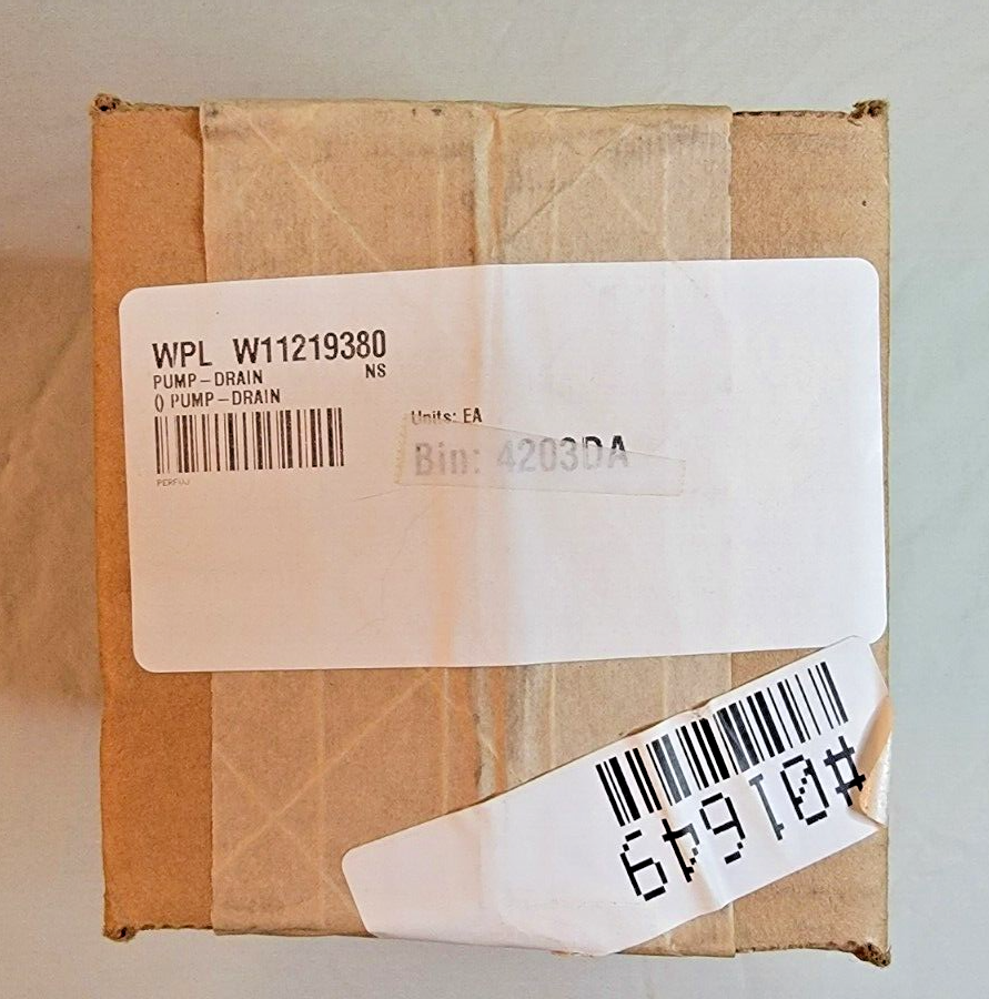 NEW Whirlpool Factory Certified Part # W11219380 / W10537634 - Drain ...