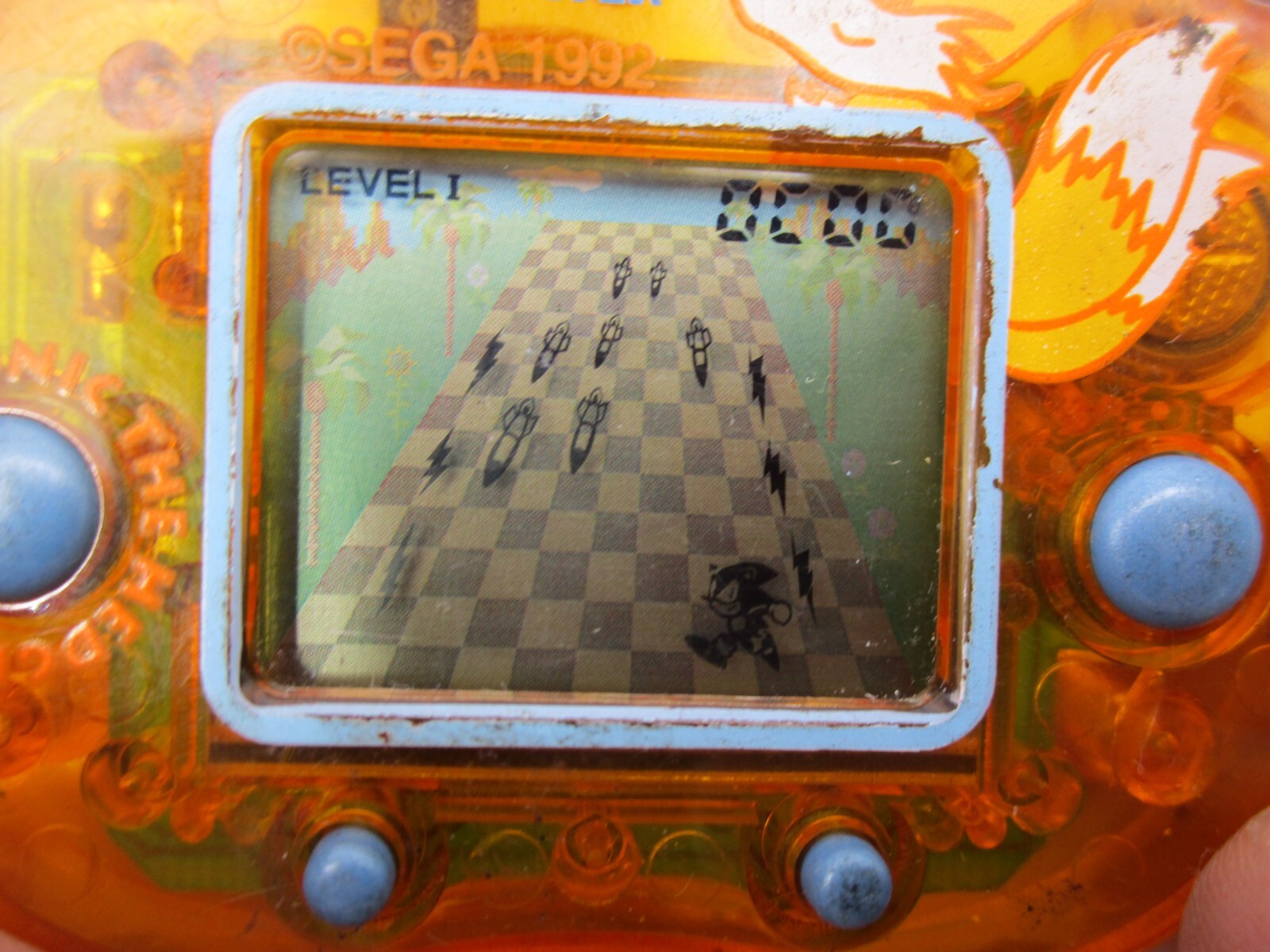 Junk Portable Handheld Game Console Machine Tails Sega 1992 LCD game ...