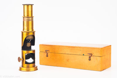 Microscopes & Lab Equipment - Brass Field Microscope