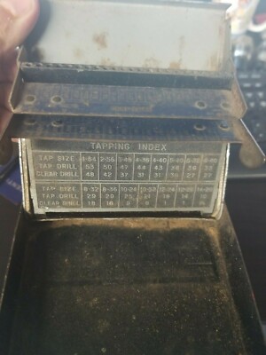 Vintage Metal Craftsman Drill Bit Case with random bits - 6679 | eBay