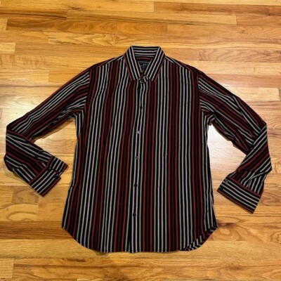 FRENCH CONNECTION Striped Button Down Shirt M | eBay