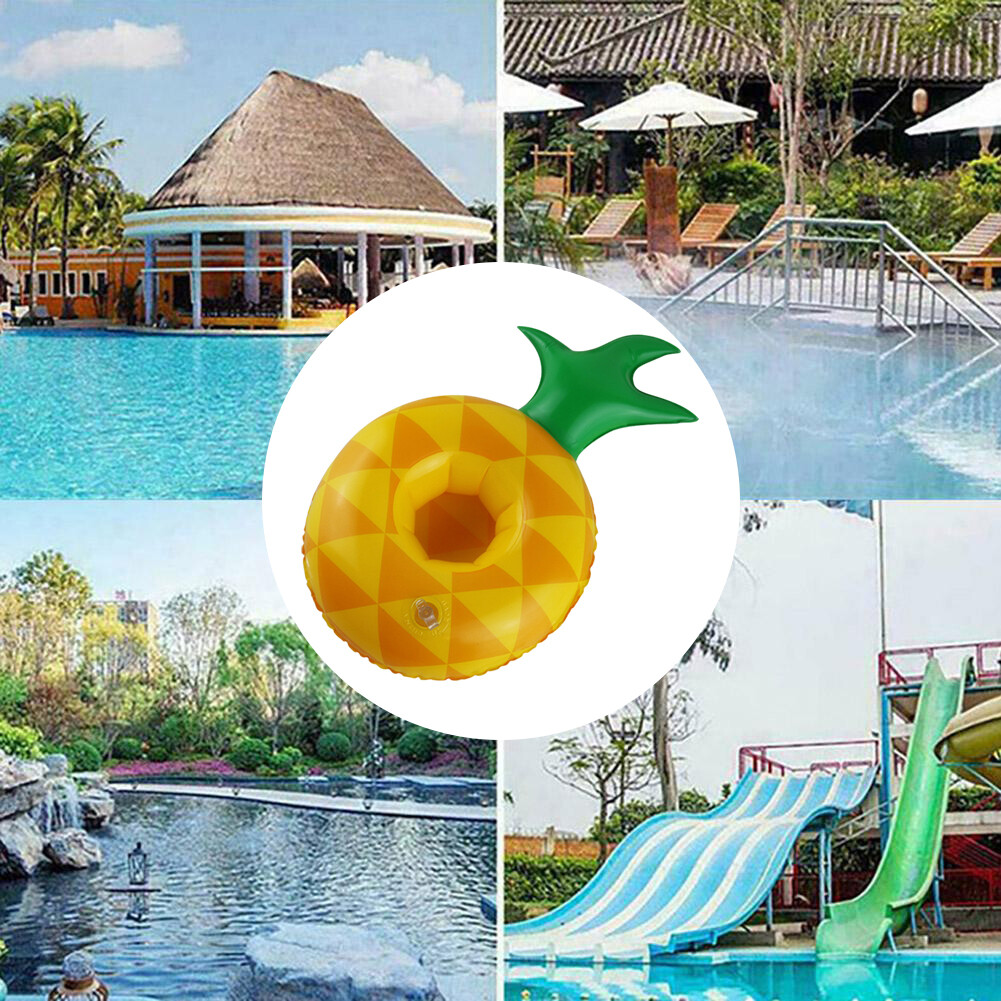 Pool Drink Floaties Drink Floats Double Layer Pool Party Supplies (Pineapple) | eBay