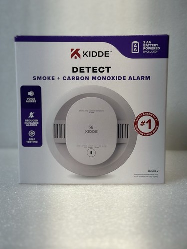 KIDDE 30CUDR-V Smoke Carbon Monoxide Alarm Voice Alerts Detector ...