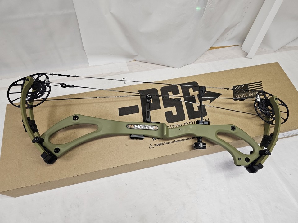 PSE Mach 33 FDS 60 - 70lbs/25.5" - 31"/Green Olive | eBay