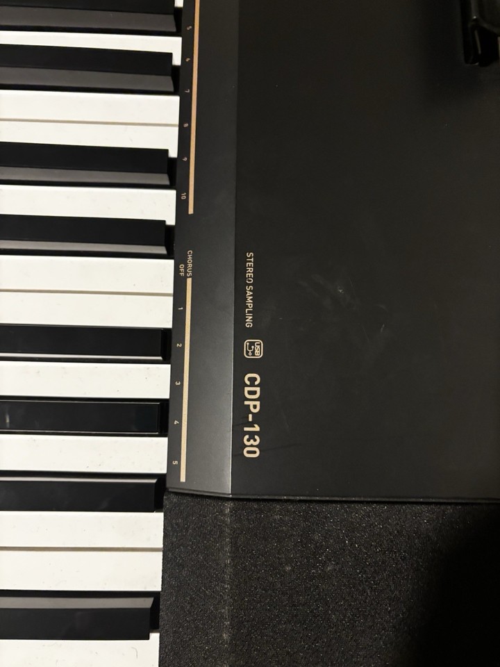 Casio CDP-130 Digital Piano 88-Key Weighted With Built In Speakers | eBay