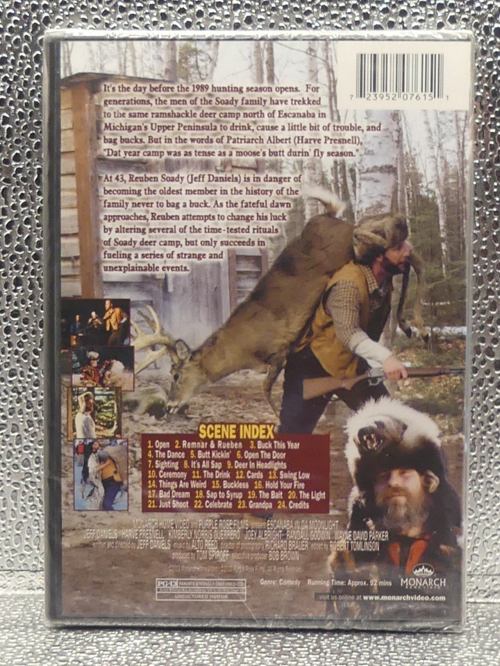 Escanaba In Da Moonlight PG-13 Quirky Comedy Satire 2002 DVD New ...