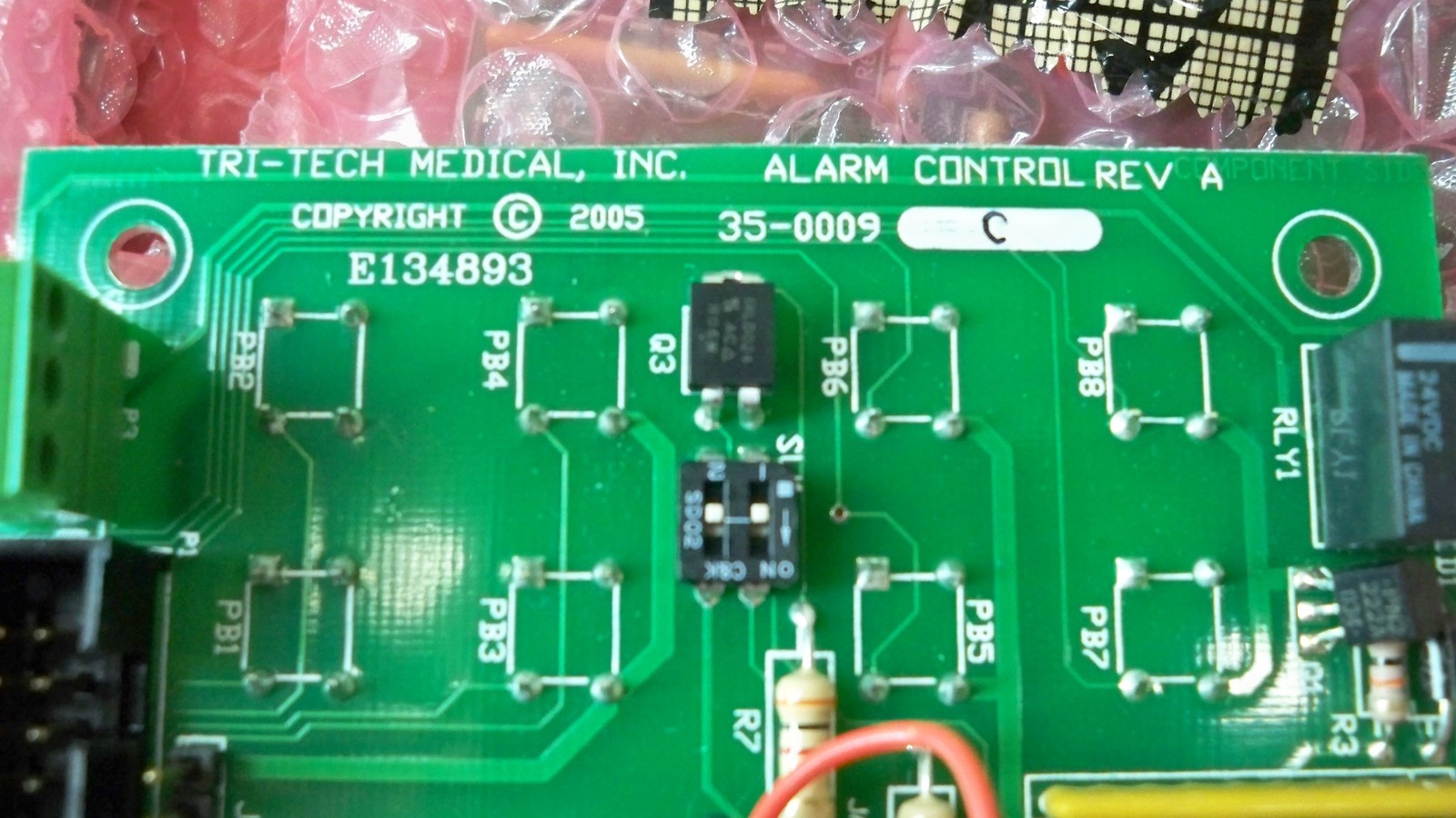 10 ALARM CONTROL REV A CIRCUIT BOARDS 3-1/2" x 3-1/2" PIEZO-A-LERT PAL ...