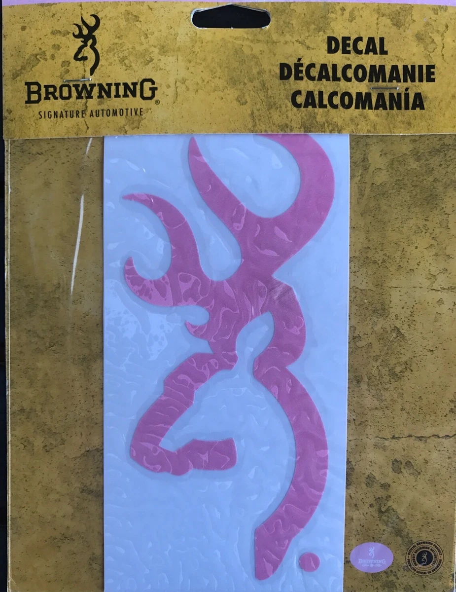 Pink Browning Deer Logo