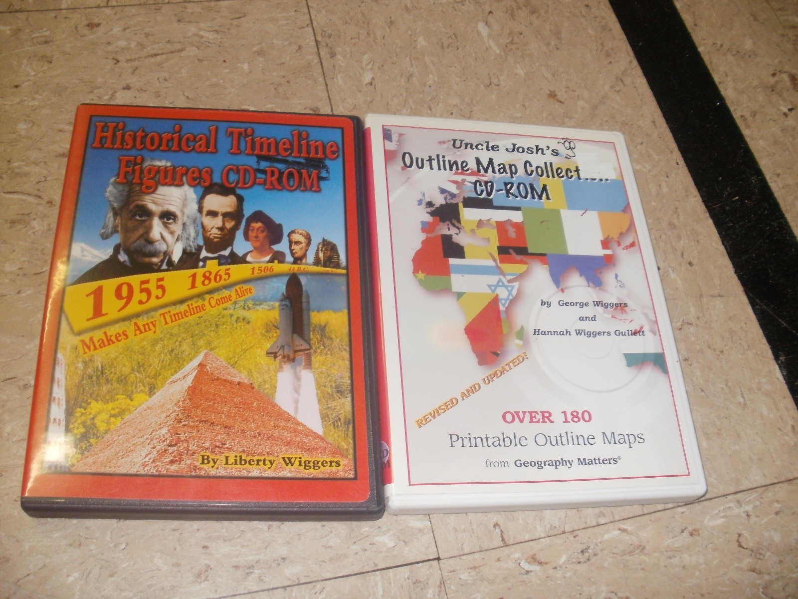 Uncle Josh's OUTLINE MAP COLLECTION HISTORICAL FIGURES Wiggers CD-Rom ...