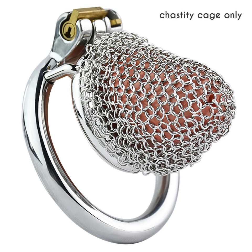 5 Sizes Stainless Steel Male Chastity Device Hauberk Cage Men Metal ...