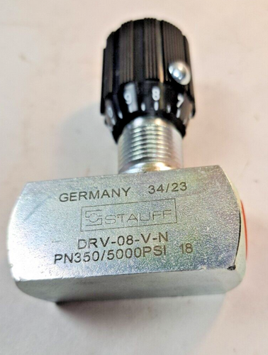 STAUFF DRV-08-V-N PN350/5000PSI 18 FLOW CONTROL VALVE | eBay