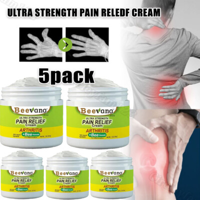 5X Beevana Bee Venom Joint Relief Cream Joint and Bone Therapy Bee ...