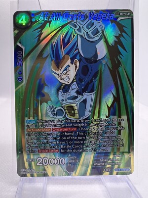 At All Costs Vegeta BT4-030 SR Super Rare Dragon Ball Super Card Game | eBay