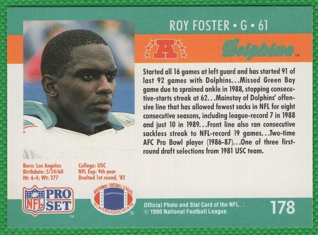 1990 Pro Set - #178 Roy Foster for sale online | eBay