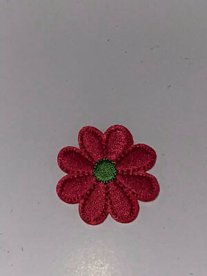 🤞 Sew Iron On Patches Embroidery Cloth Stickers Fabric Patches pink ...