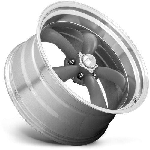 (Set of 4) American Racing Torq Thrust II 18x7 5x5" +6mm Gunmetal ...