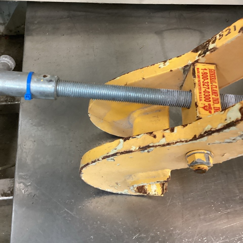 S4A General CompanyI Beam Flange Clamp 10 Ton SUPERCLAMP 8" - 18" Jaw 22400 WLL | eBay