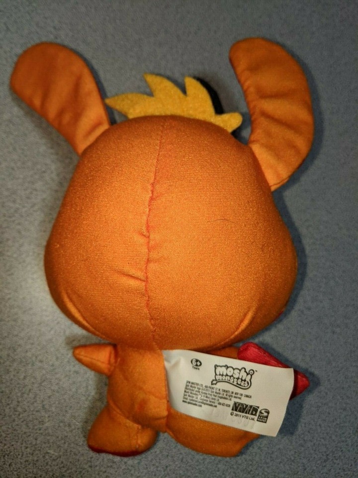 Moshi Monsters Plush Orange Standing Stuffed Animal Soft Toy NOW! free ...