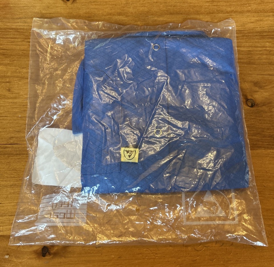 ULINE ESD Lab Jacket - Size Medium Blue Sizing In Picture Retail $76 ...