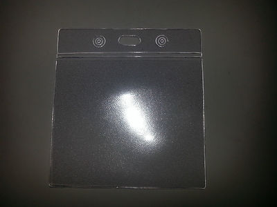 Plastic Pouch ID Holder Ticket Holder Pass Holder PVC Pocket - 100 mm x ...