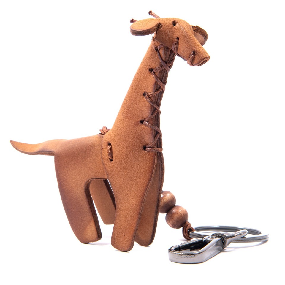 Leather Elephant Keychain, Charm for Women's Purse & Bags | Handmade ...