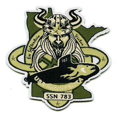 USS Minnesota (SSN-783) US Navy submarine jacket patch new fabric style ...