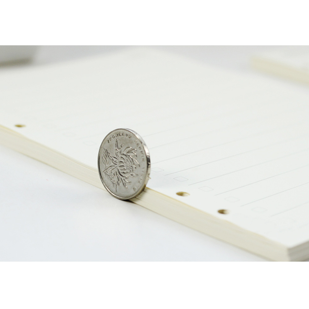 45Pcs Notebook Journal Diary Loose Leaf Filler Paper Manuscript Kraft ...