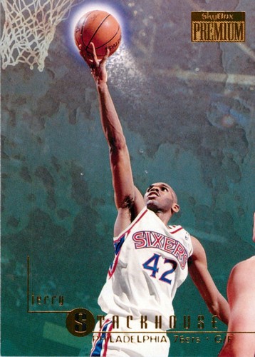 1996 PHILADELPHIA 76ERS NBA Card JERRY STACKHOUSE Skybox | eBay Australia
