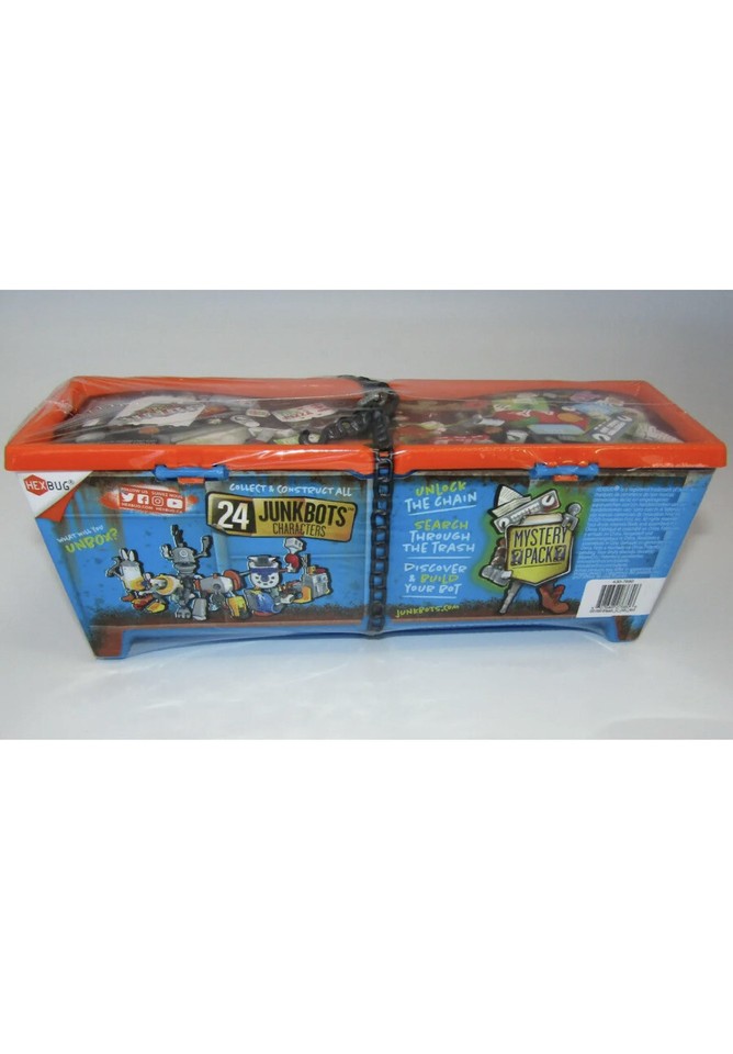 HEXBUG JUNK BOTS SERIES 1 FACTORY COLLECTION 4-PACK BOX 430-7680 NEW ...