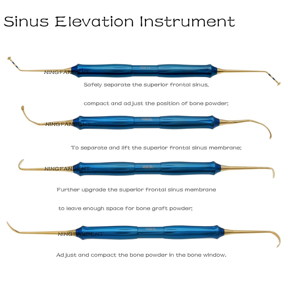 US DASK Sinus Lift Kit Advanced Implant Drills Stoppers Elevation ...