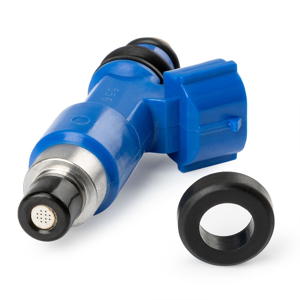 Set of 4 565cc Fuel Injectors Dark Blue for Subaru WRX / STI 16611 ...