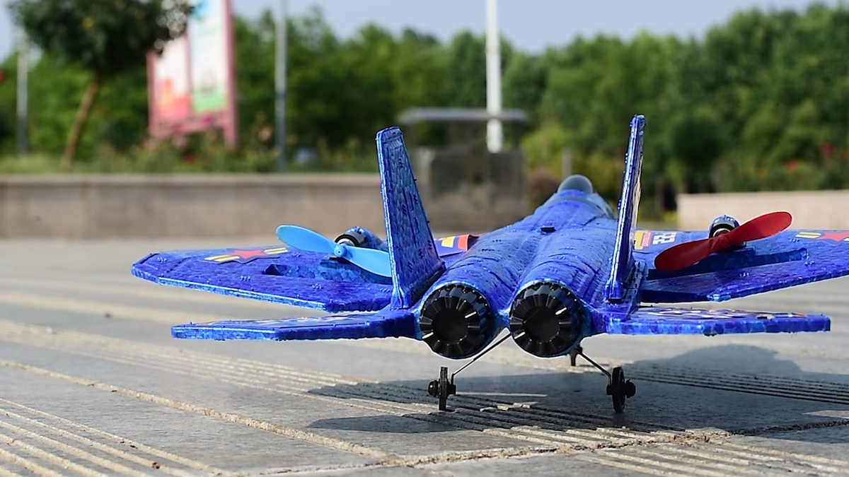 RC Airplane Toy Remote Control Airplane Toy - Foam Glider Fighter Jet ...