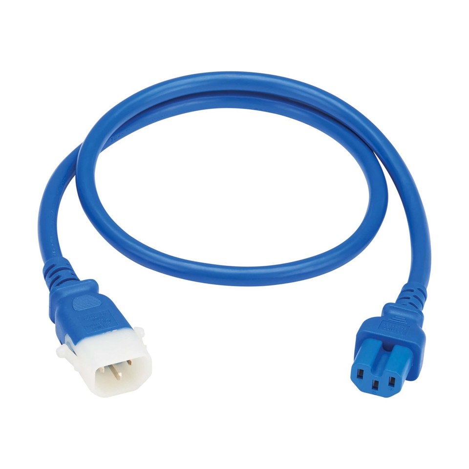 Eaton Tripp Lite Series 6ft PDU Power Cords C15 to P-Lock C14 Blue 6 ...