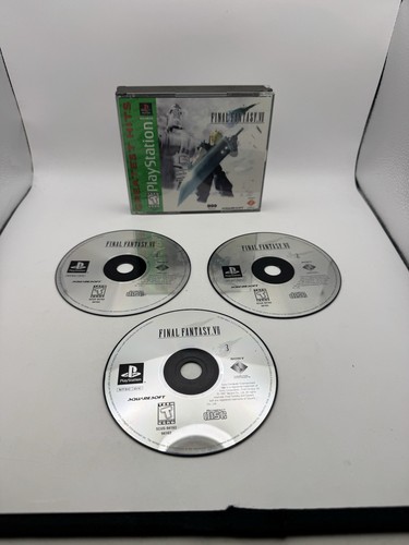 Final Fantasy VII 7 (Sony PS1, 1997) No Manual Resurfaced Discs Working ...