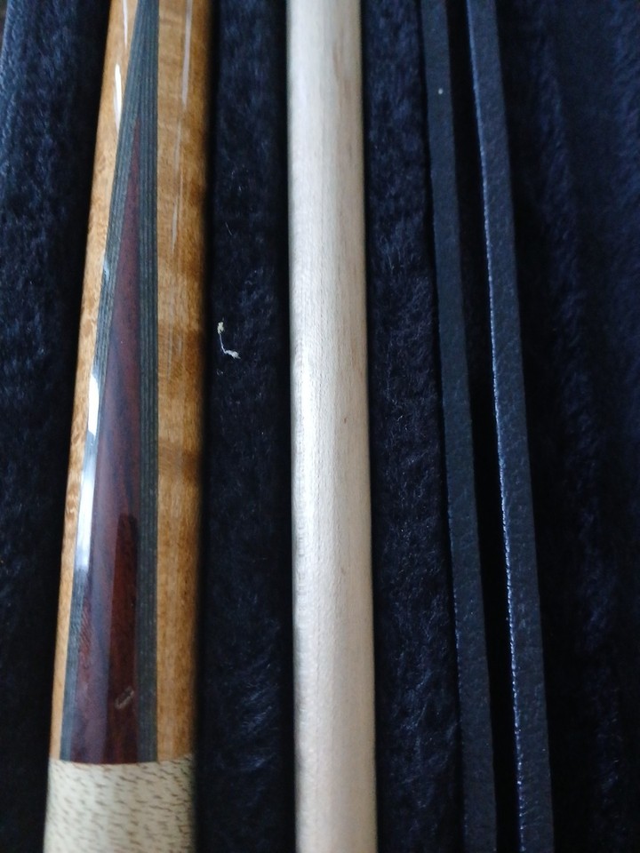 Very Nice Wood Meucci Pool Cue Stick With Case | eBay