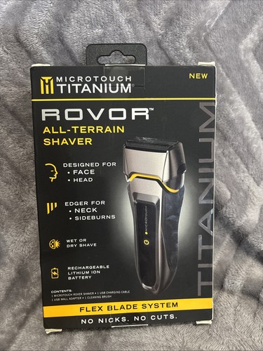 MicroTouch Titanium ROVOR All-Terrain Wet/Dry Shaver 5122 NEW flex ...