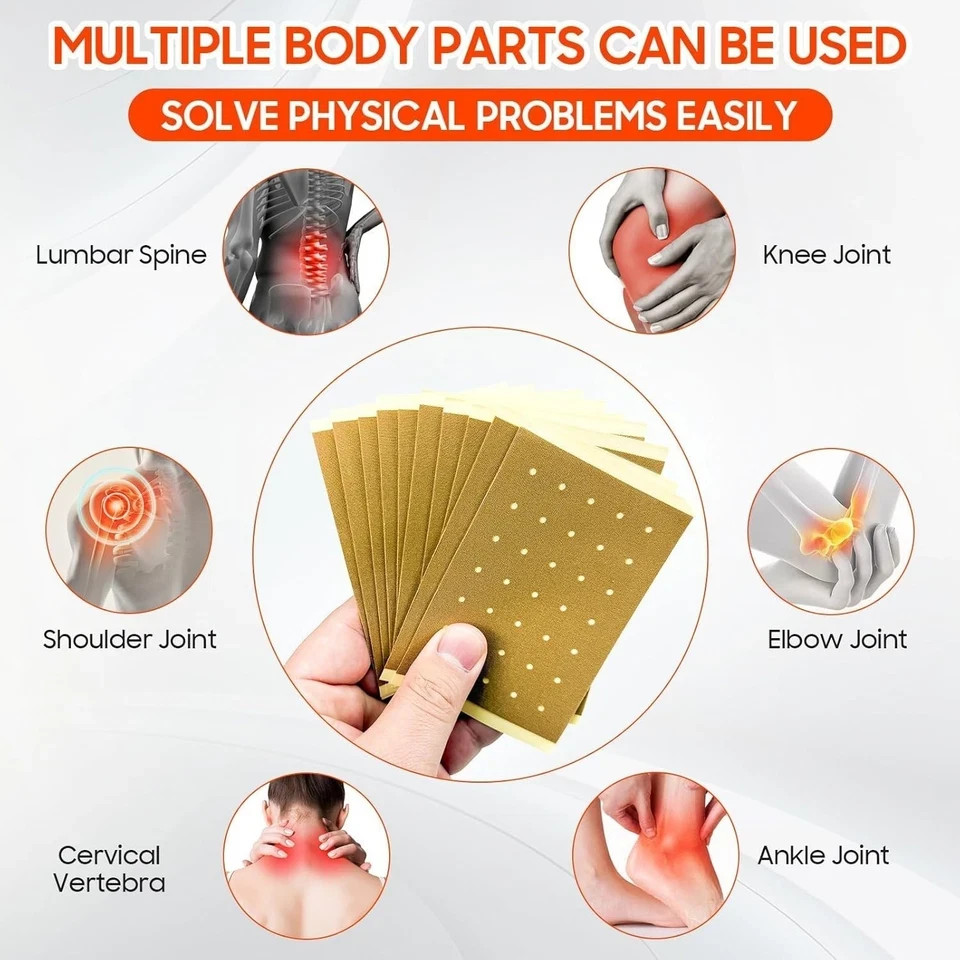 40pcs Signal Pain Relief Patches, All Natural Tiger Heat Patches Ultra ...