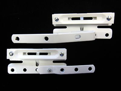 Pair of Integra straight Master slides metal corded curtain track ...