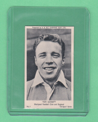 1954 Tom Garrett A&BC All sports Card # 4 Nrmnt-mt MUST READ ...