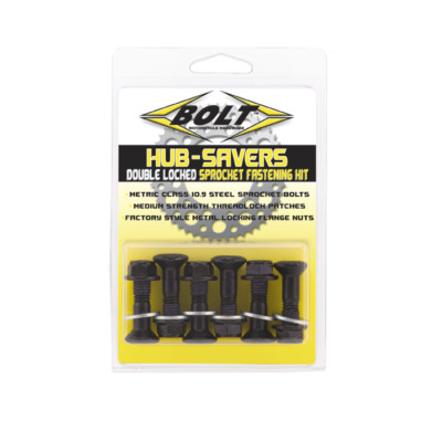 BOLT MOTORCYCLE HARDWARE, INC HUB-SAVERS JAPANESE BLACK-6/PK 2008-HS.B ...