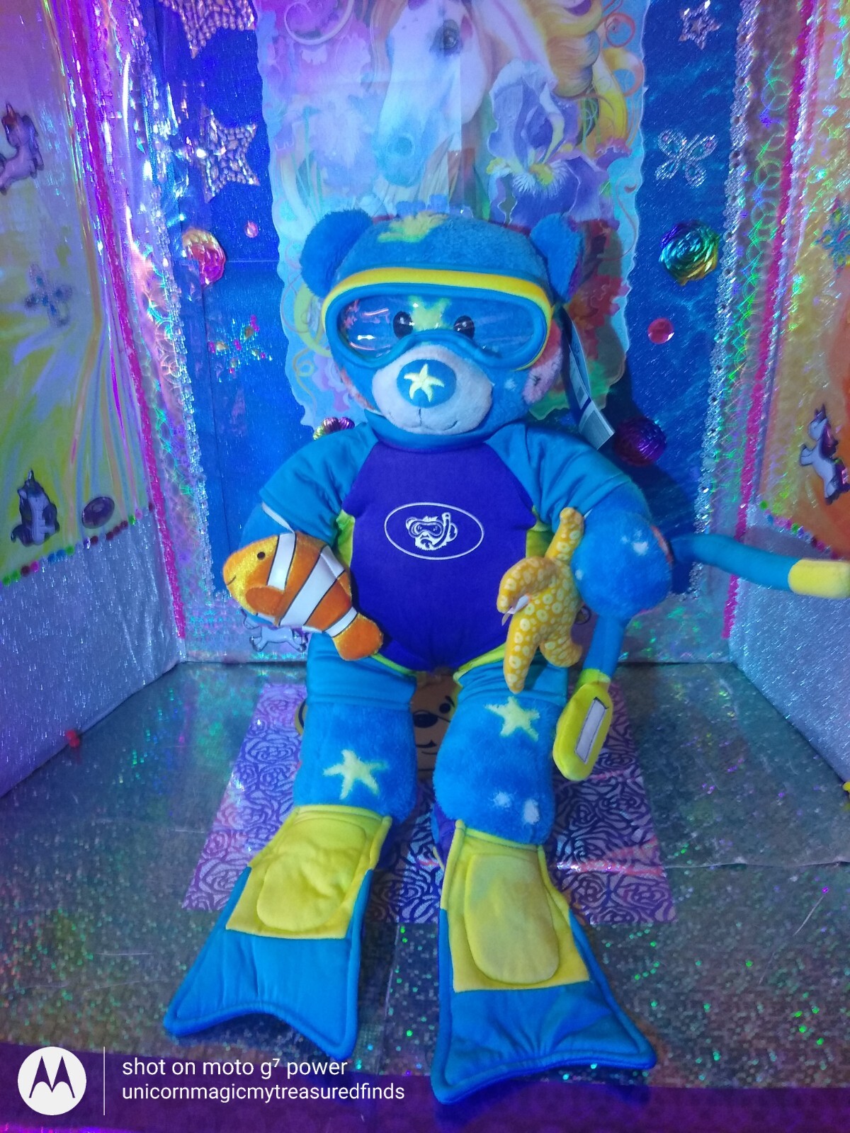 🦄Build-A-Bear /"Under The Sea Collection" Deep Blue Sea Bear w/Suit 17 ...