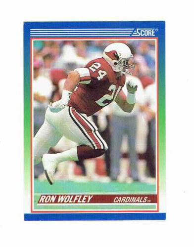 Ron Wolfley Phoenix Cardinals #24 Fullback #425 Score 1990 Football ...
