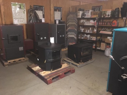 Keystoker Bay Window Auto Feed Stoker Coal Stove 75,000BTU NEW | eBay